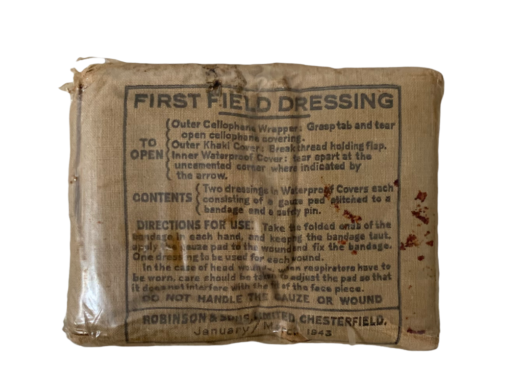 British Army First Field Dressing - Market Garden Militaria