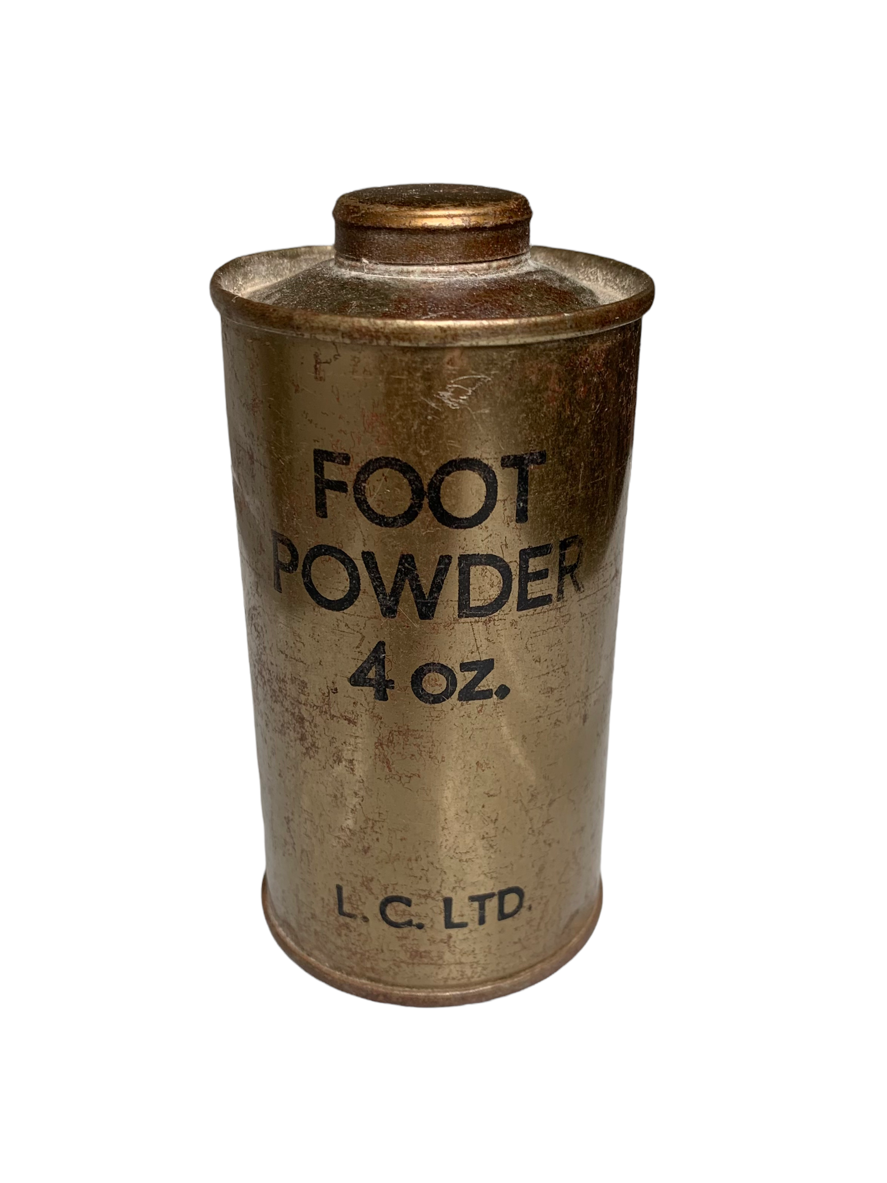 British WW2 Foot Powder Container - Market Garden Militaria
