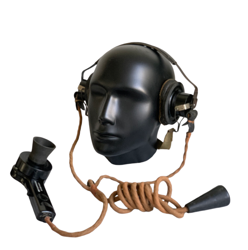 Canadian WS19 First Pattern Tank Personnel Headphones And Microphone ...