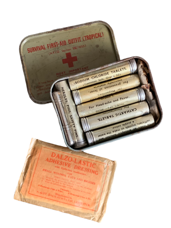 RAF Survival First-Aid Outfit (Tropical) Full - Market Garden Militaria