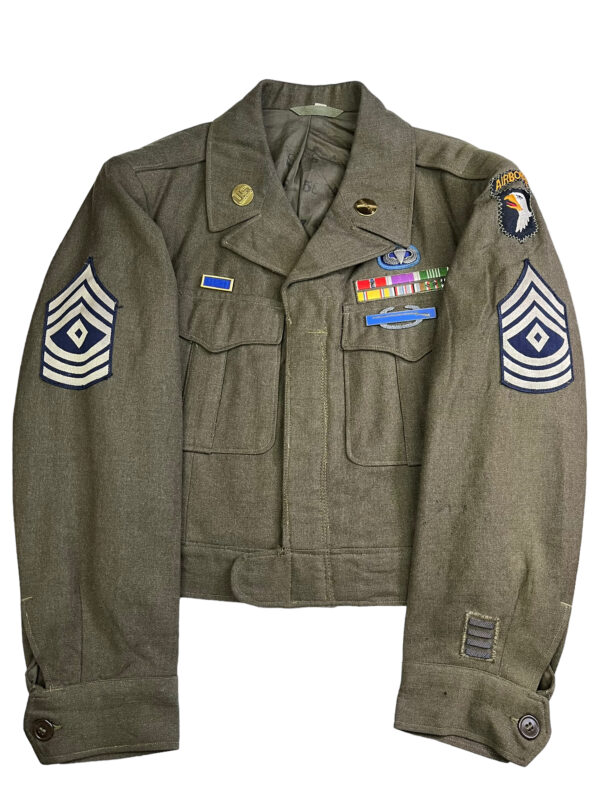 US WW2 101st Airborne Division Ike Jacket 502nd P.I.R. - Market Garden ...
