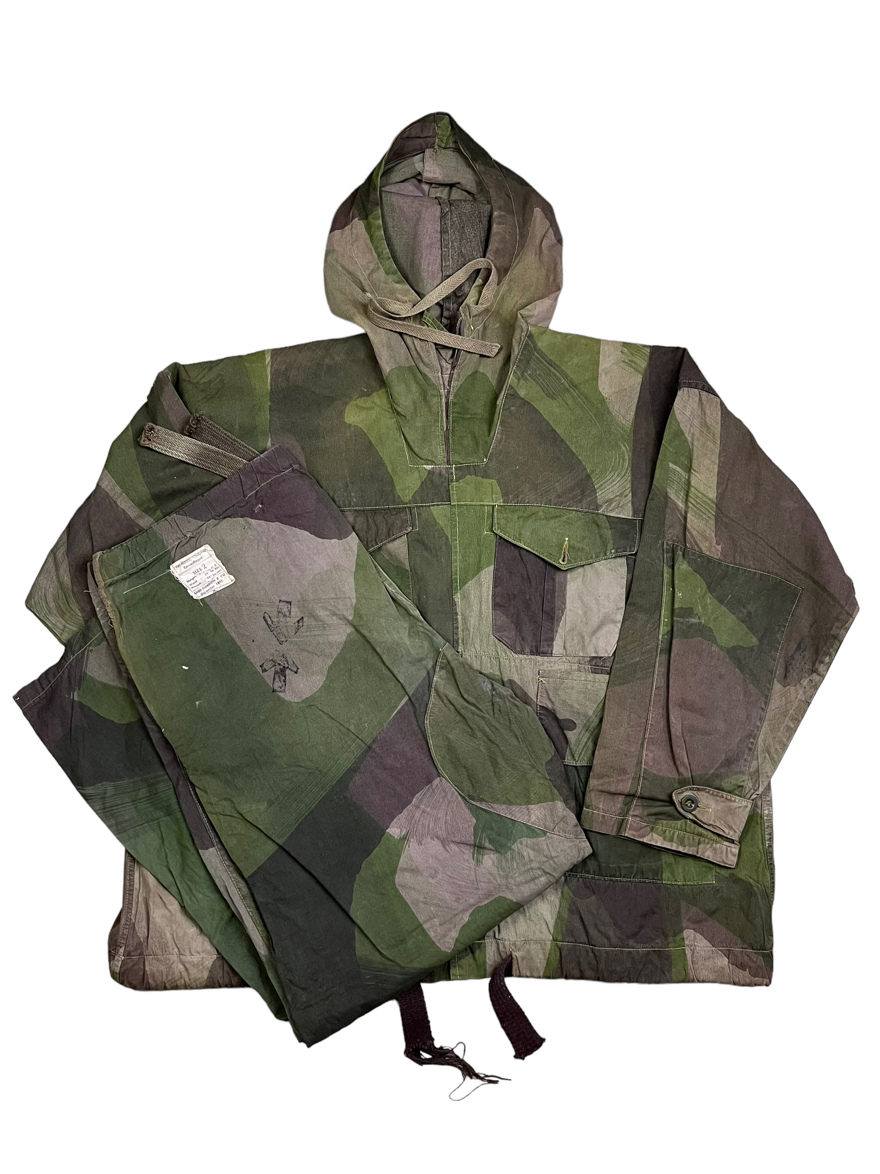 British WW2 Camouflage Smock and Trousers - Market Garden Militaria