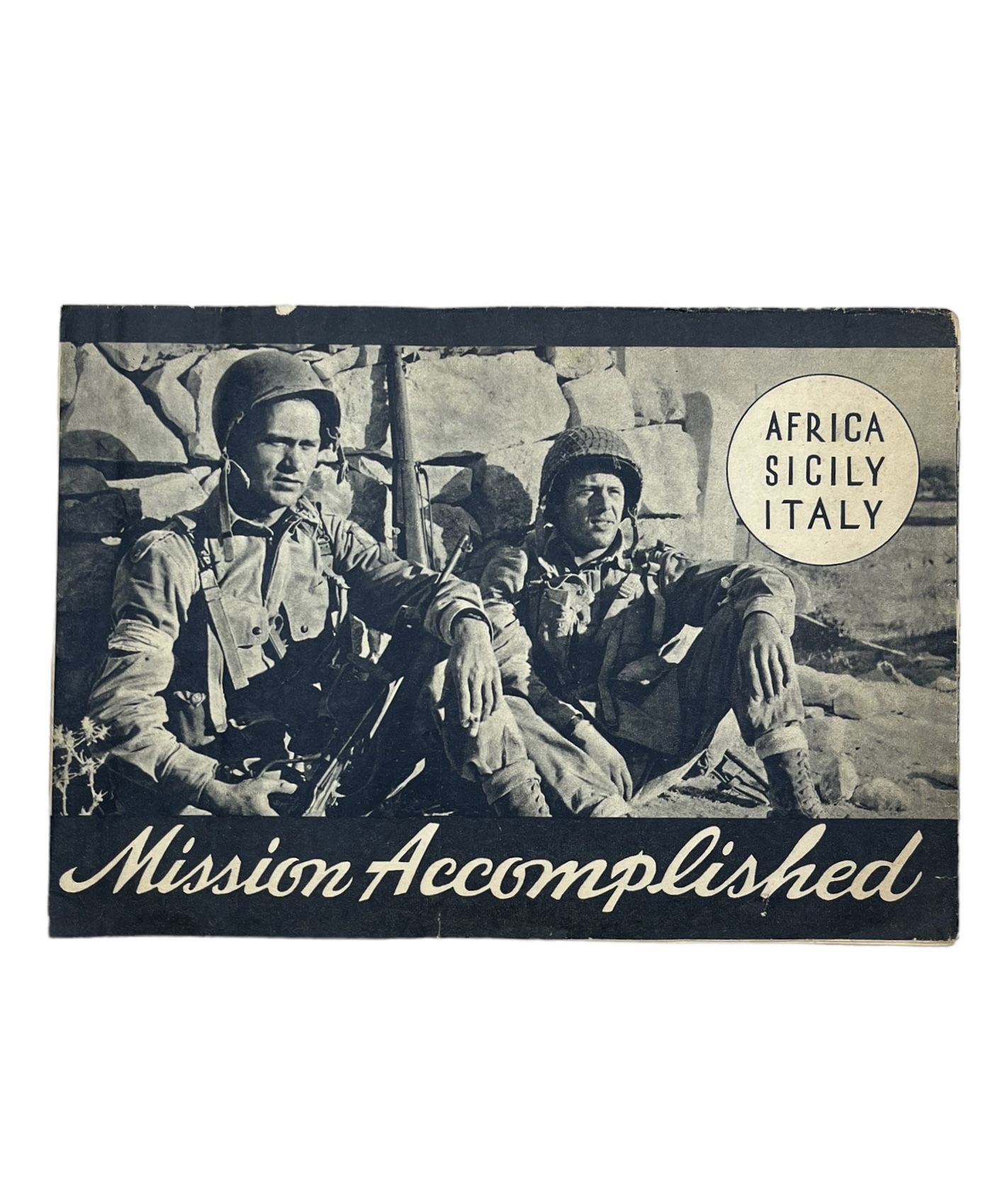 US WW2 (Airborne) Mission Accomplished Booklet - Market Garden Militaria