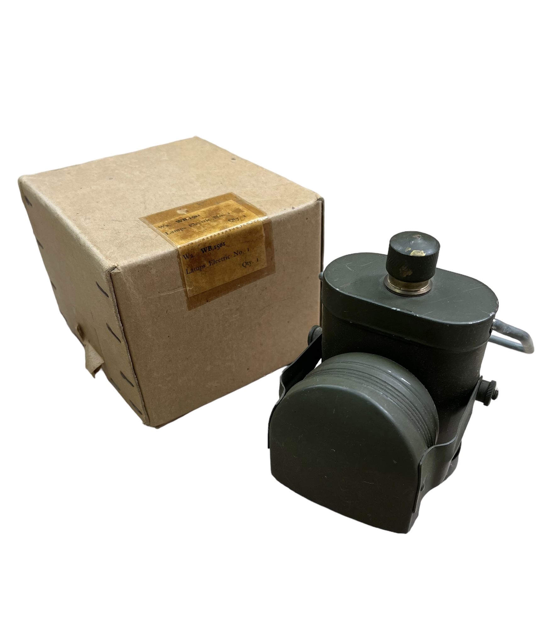 British Lamp Electric No1 With Box Of Issue - Market Garden Militaria