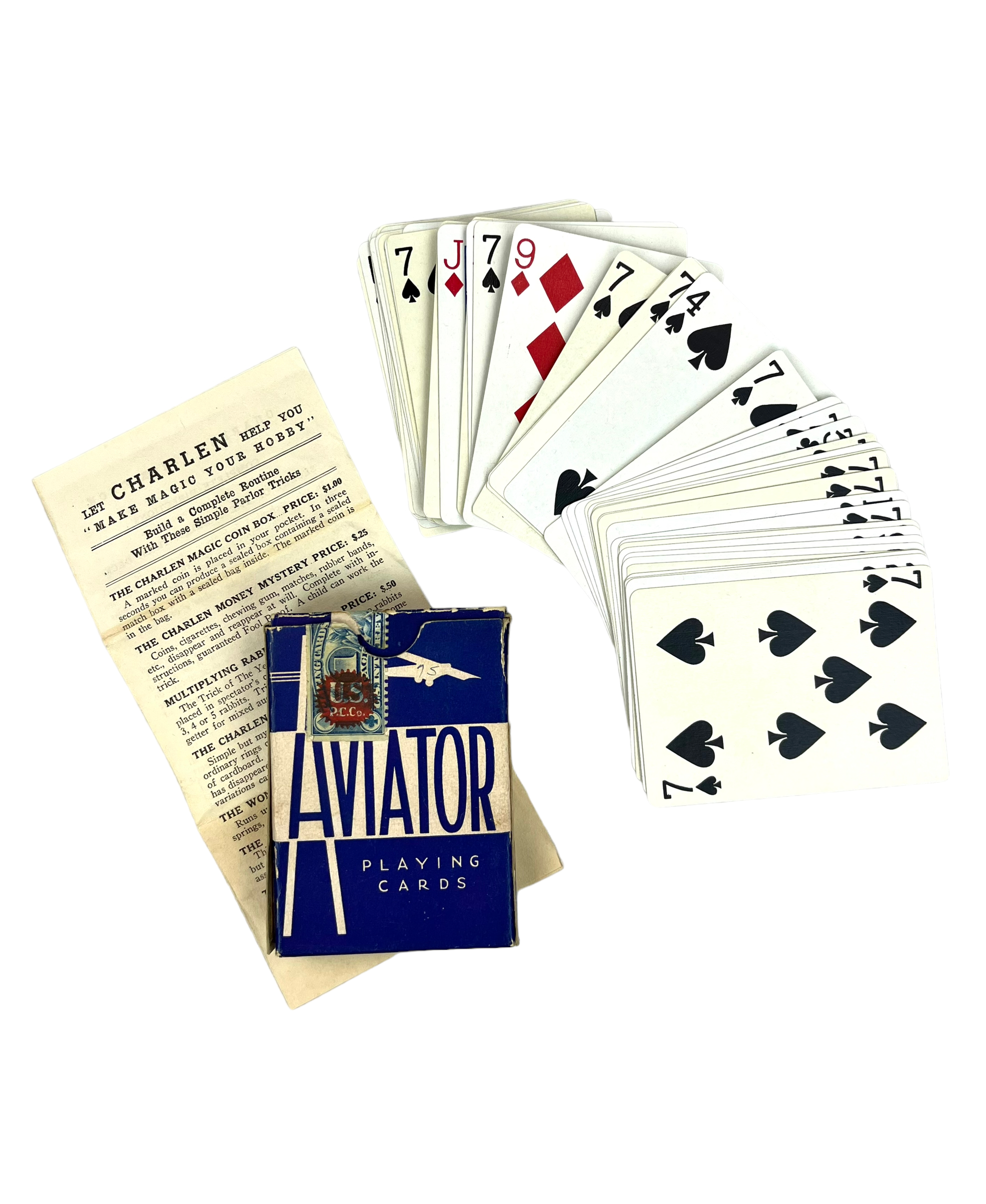 US WW2 Playing Cards Aviator - Market Garden Militaria