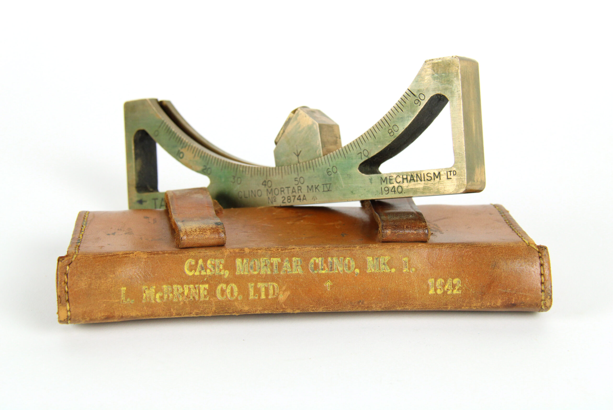 British Clino Mortar MKI With Case - Market Garden Militaria