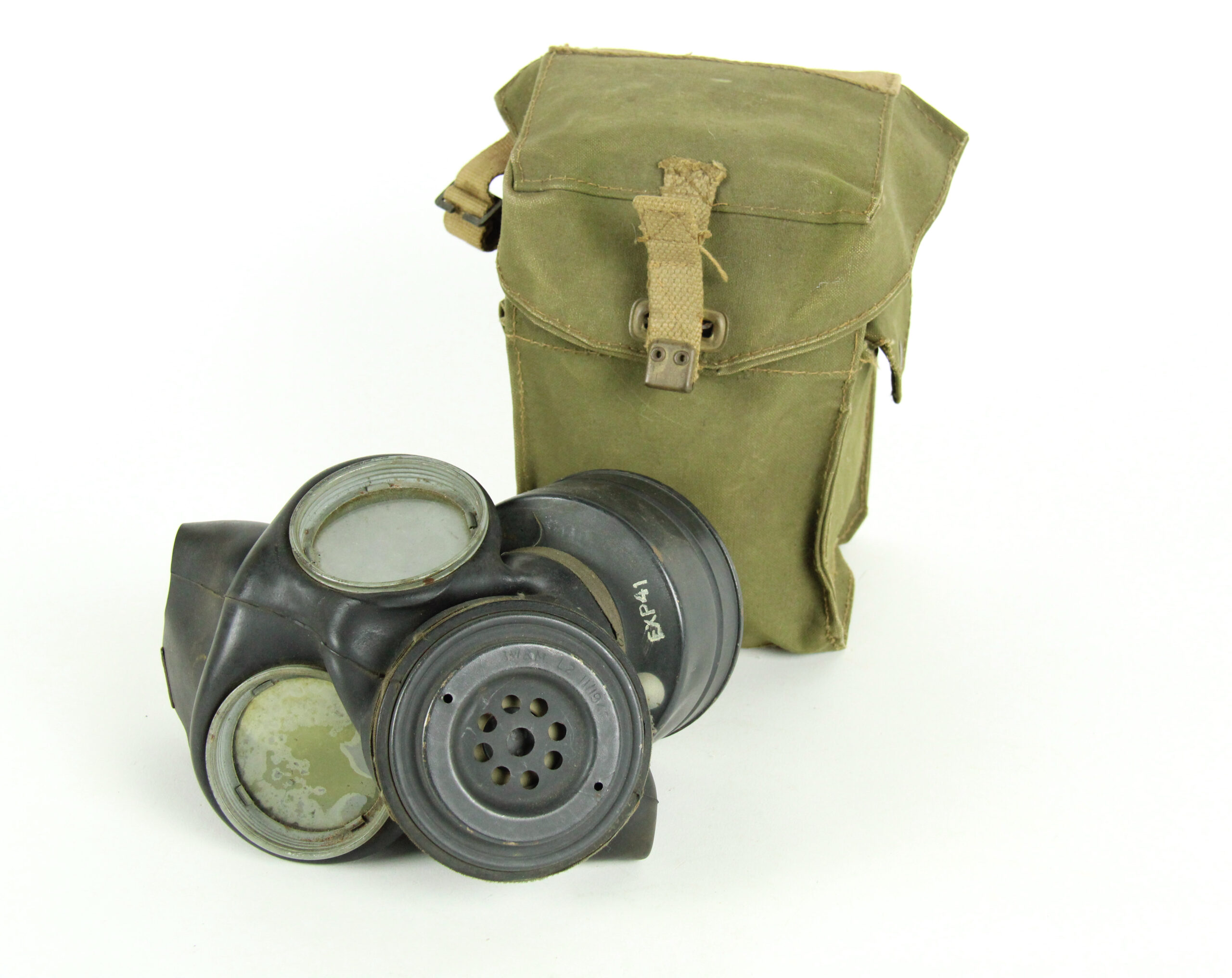 British Light Weight MKII Gas Mask 1944 - Market Garden Militaria