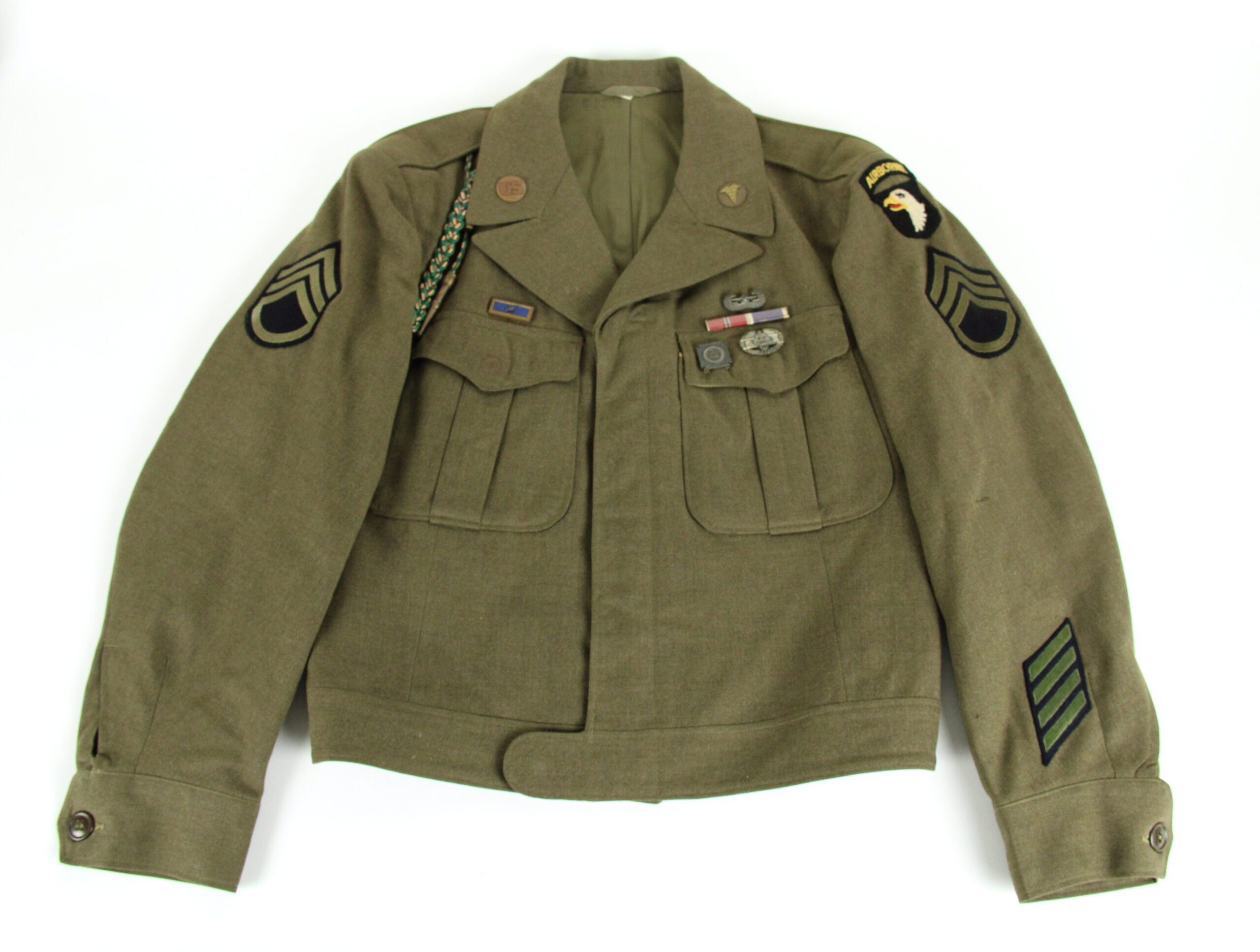 US WW2 101st Airborne Division Ike Jacket Combat Medic - Market Garden ...