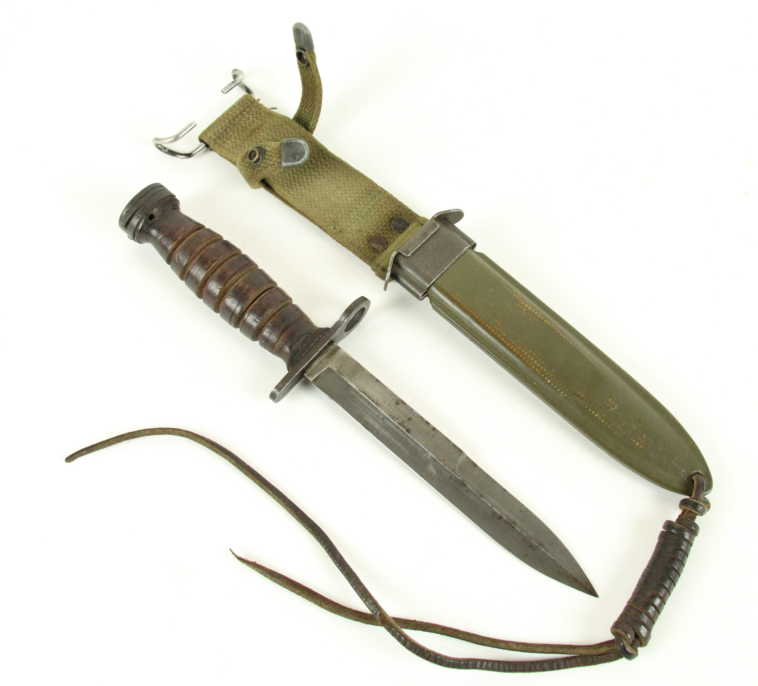 US WW2 M2 Bayonet With M8A1 Scabbard "AERIAL" - Market Garden Militaria
