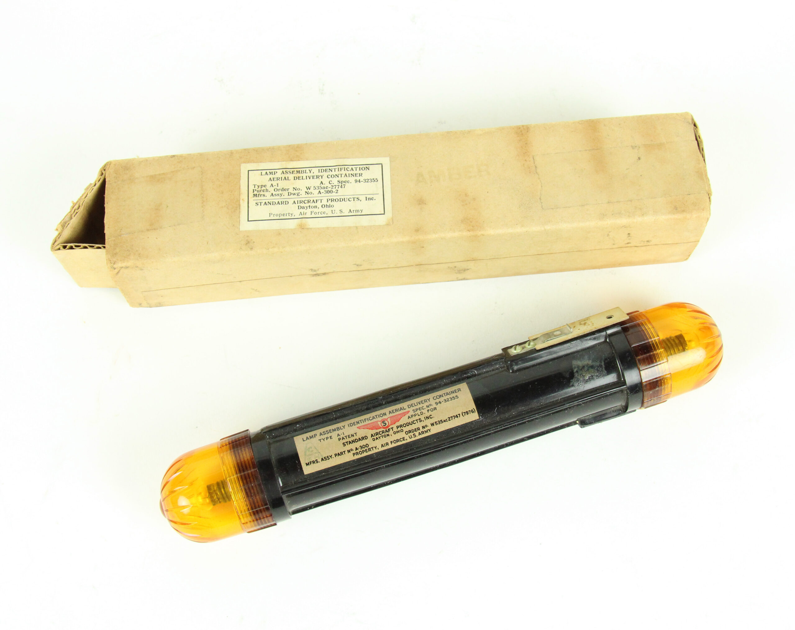 US WW2 Aerial Delivery Lamp - Market Garden Militaria