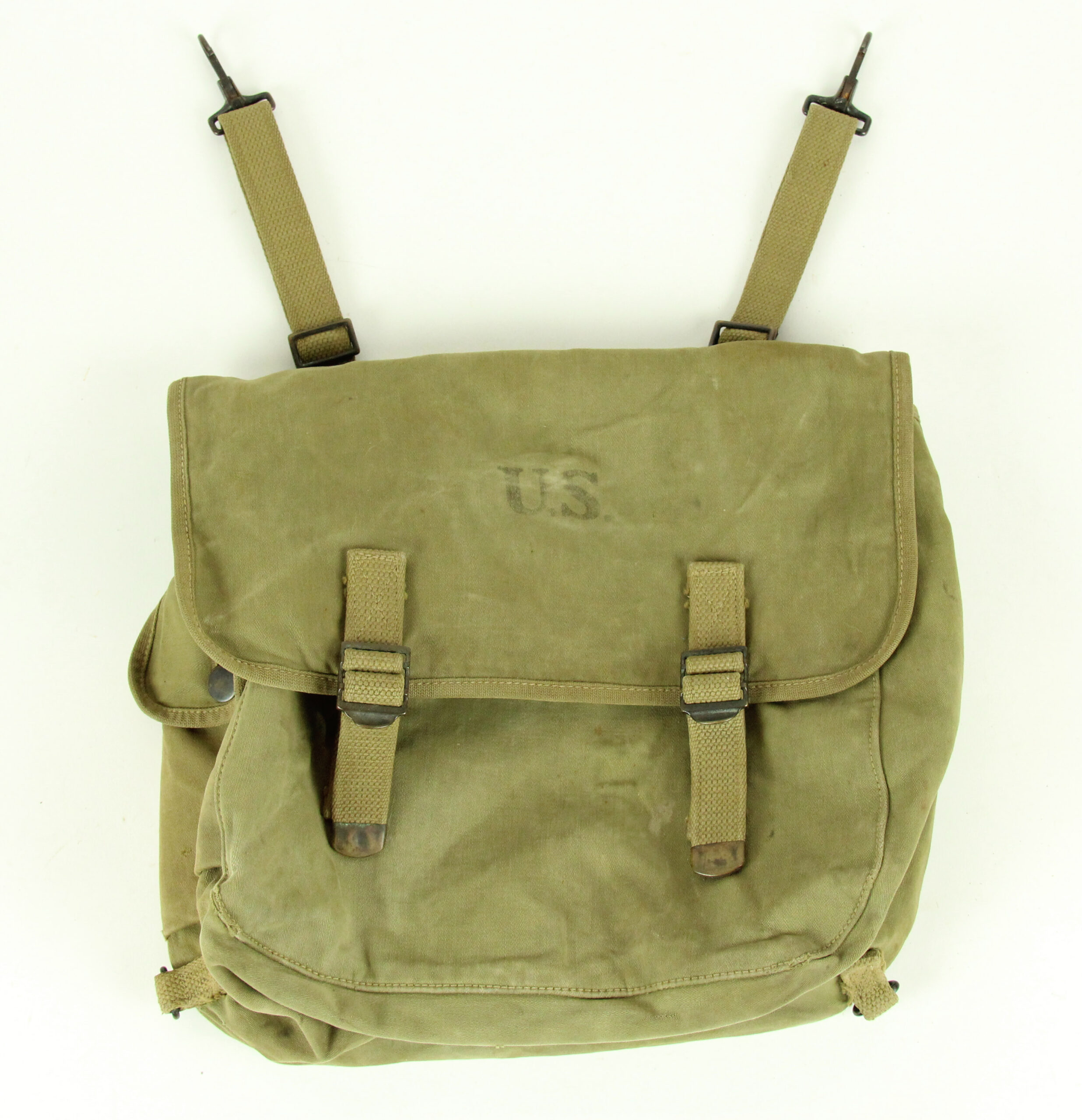 US WW2 M-1936 Musette Bag Rubberized 1941 - Market Garden Militaria