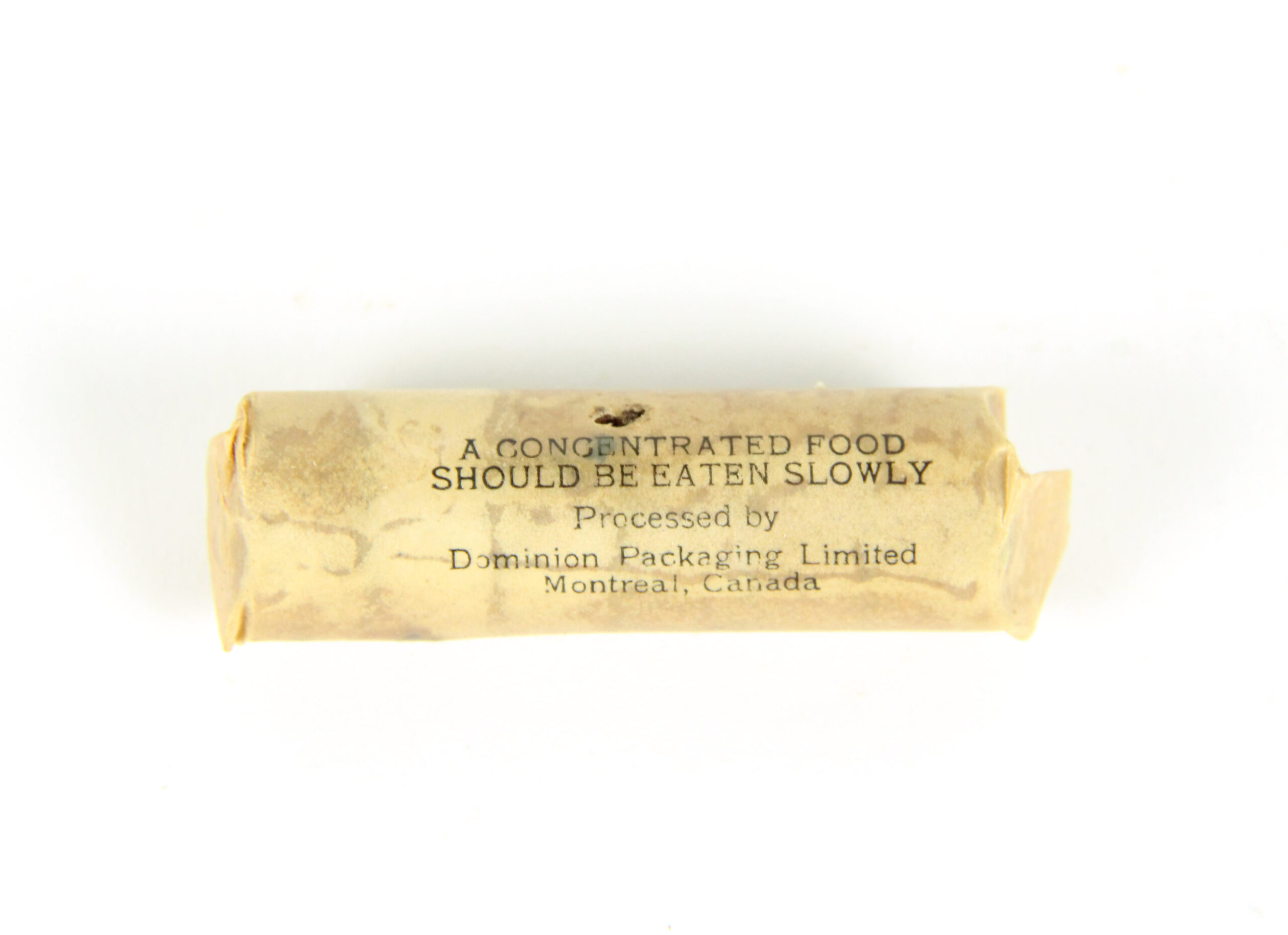Canadian WW2 Milk Chocolate Emergency Ration Full - Market Garden Militaria