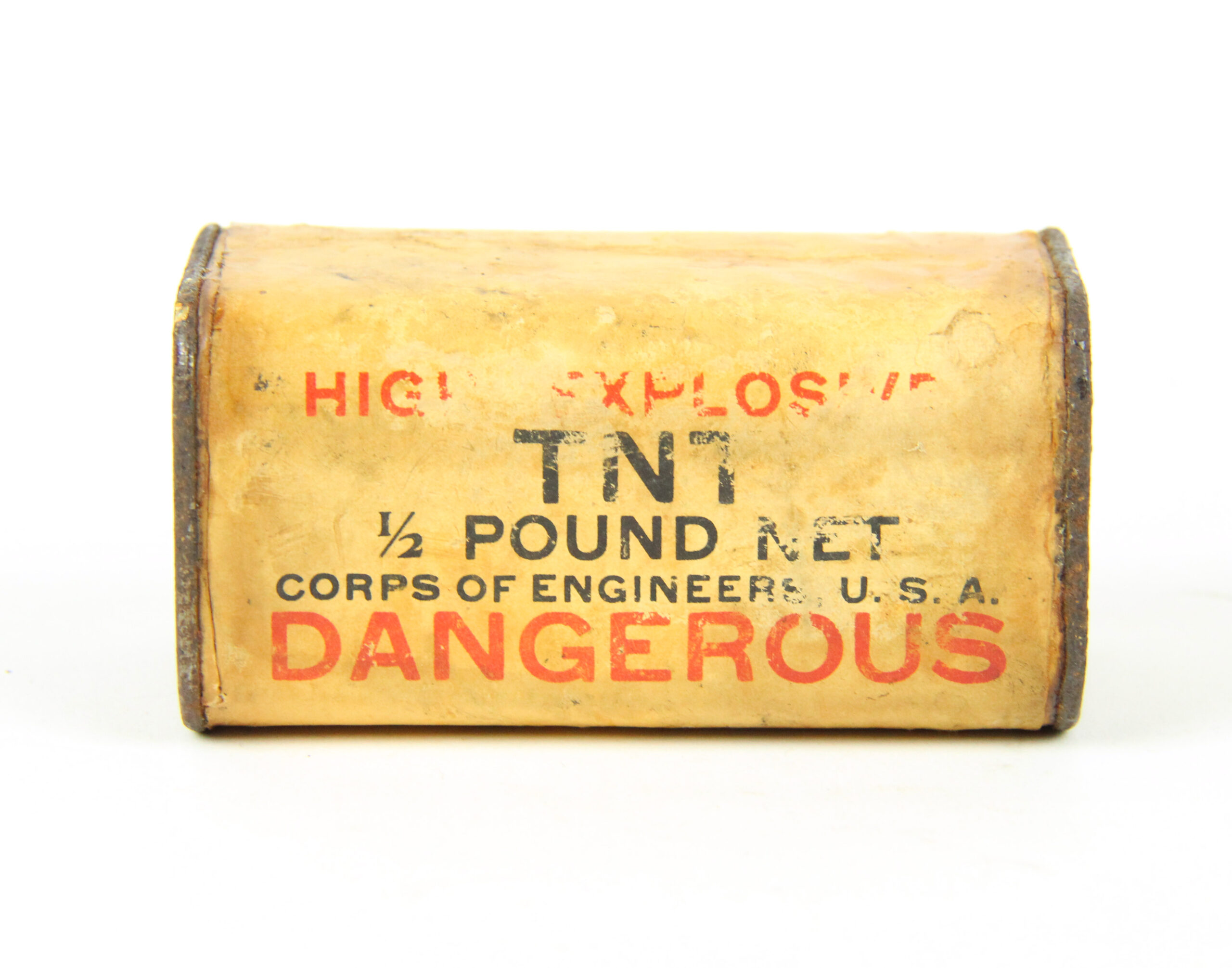 US TNT 1/2 Pound High Explosive Charge (Empty Package) - Market Garden ...