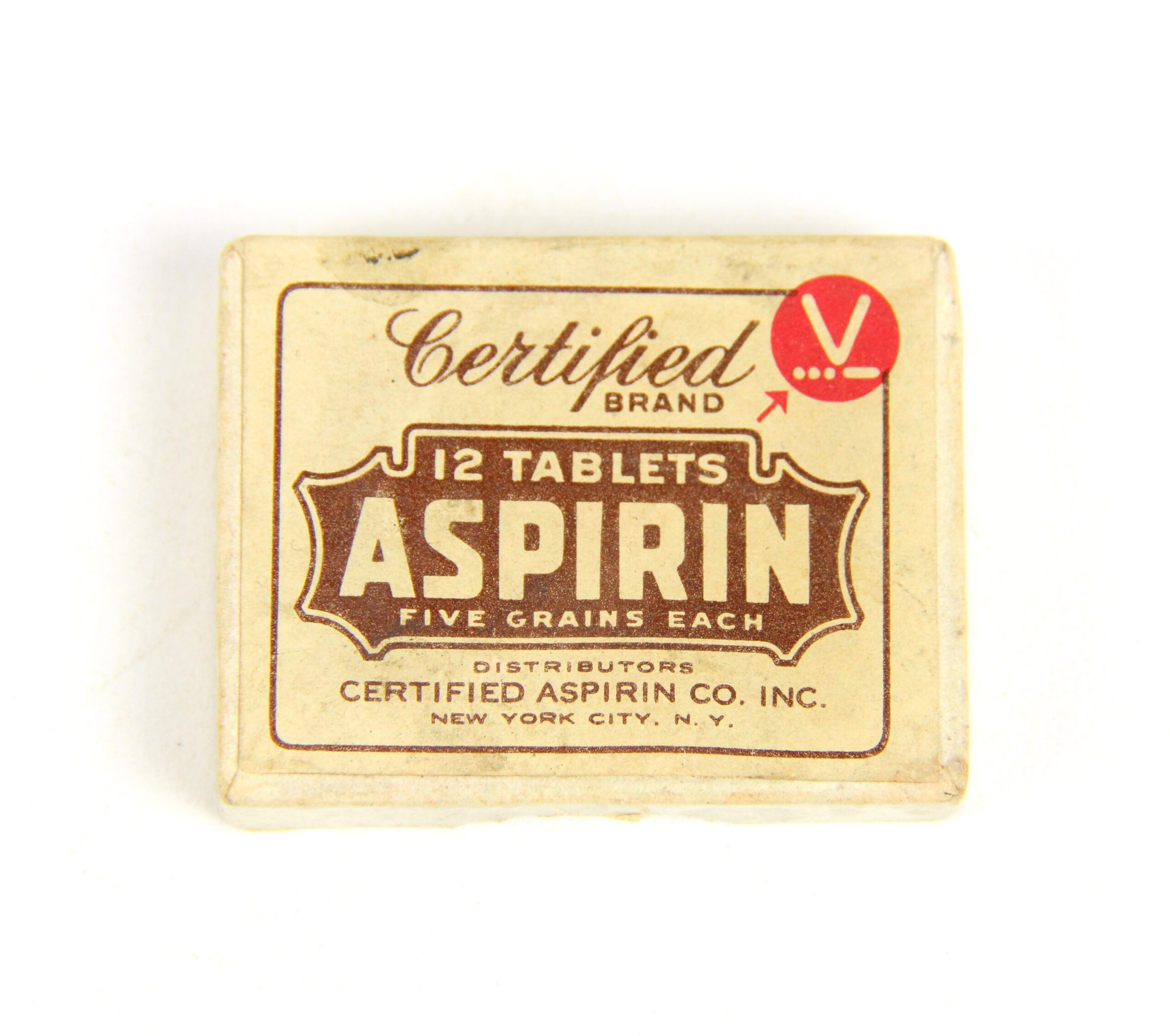 US WW2 Aspirin Box, Victory Package - Market Garden Militaria